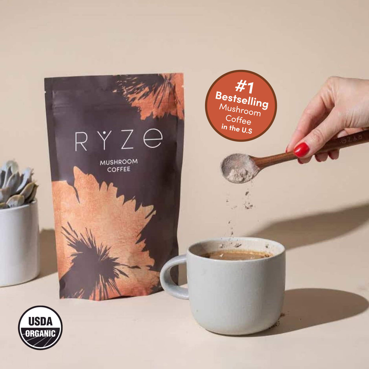 Mushroom Coffee (30 Servings) – RYZE